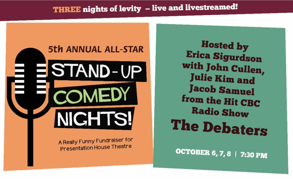 Laugh With Presentation House Theatre All-Star Stand-up Comedy Nights ...